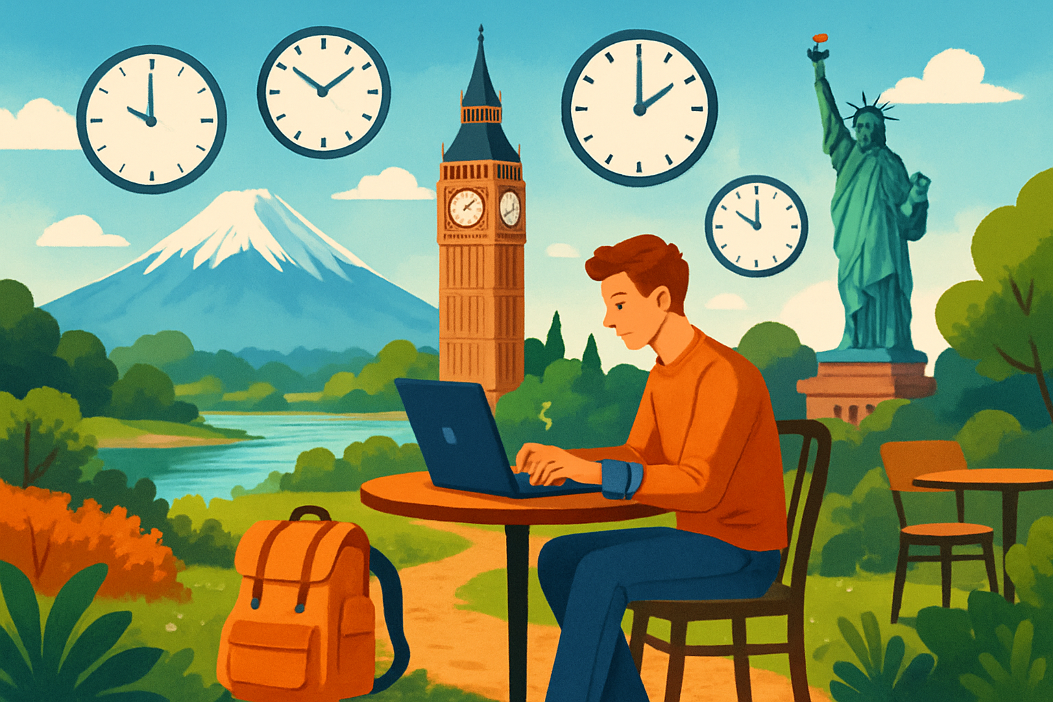 How to Manage Time Zones When Working Remotely - Pichai