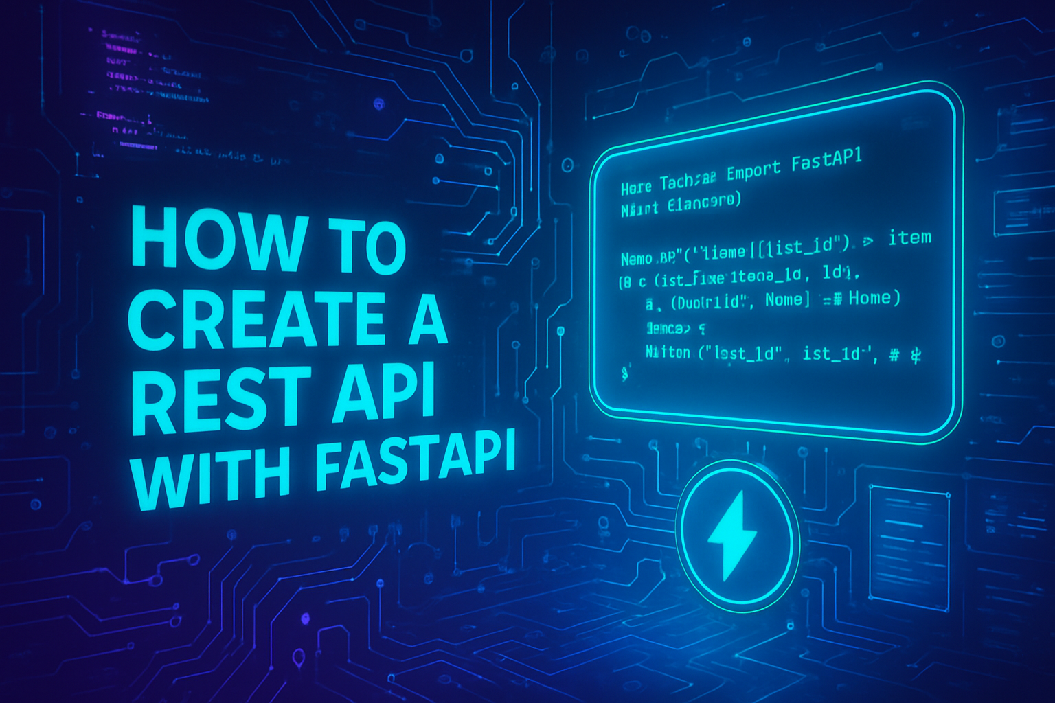 How to Create a REST API with FastAPI - Pichai