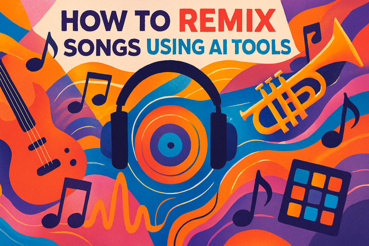 How to Remix Songs Using AI Tools - Pichai