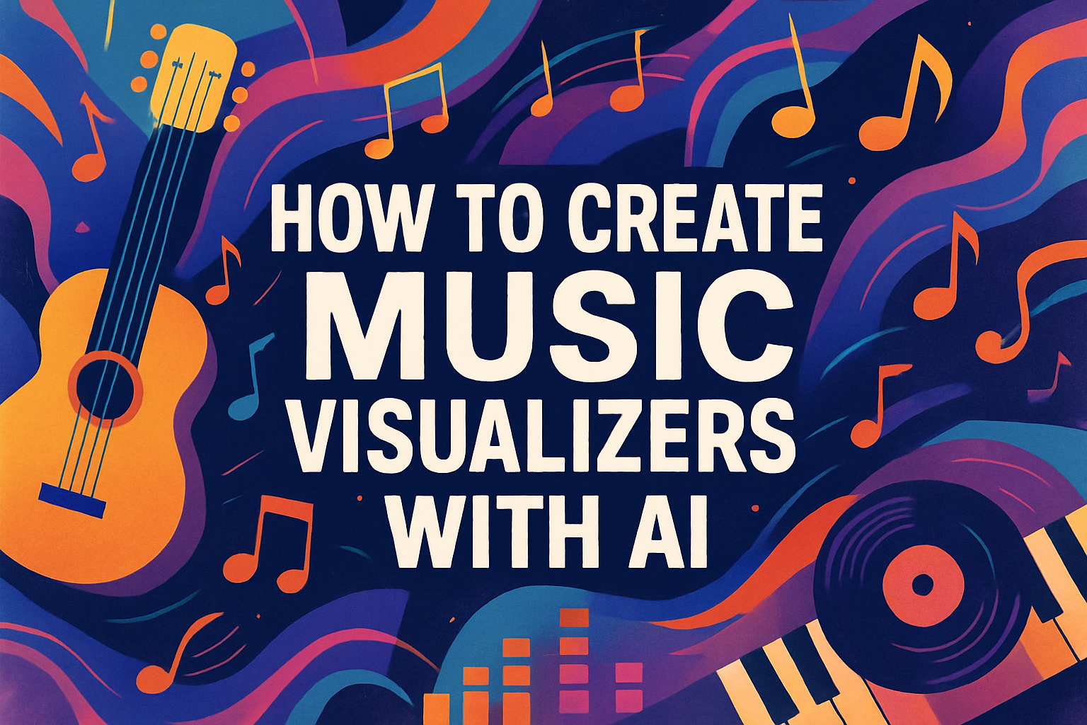 How to Create Music Visualizers with AI - Pichai